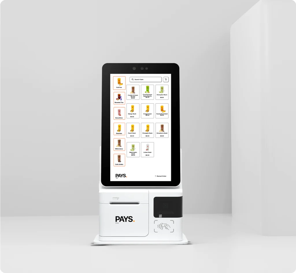 Best POS Kiosk for Self-Ordering | POS Solutions | PAYS POS